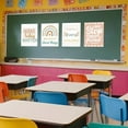 12 Pcs Boho Classroom Posters, Mindset Posters Boho Bulletin Board ...