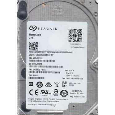 Seagate BarraCuda 4TB Internal HDD - PC Storage, Laptop, SATA 6Gb/s ...