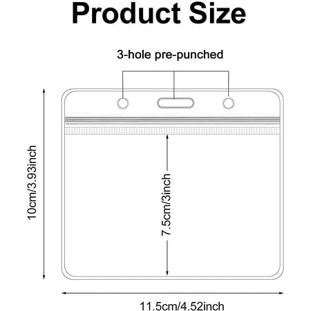 40 Pieces CDC Vaccination Card Protector 4 x 3 Inches Immunization ...