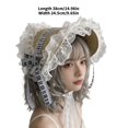 Breathable Cotton Lined Bonnet Cap Adjustable Tie Design Versatile ...