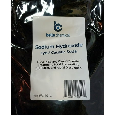 Sodium Hydroxide - Pure - Food Grade (Caustic Soda, Lye) (10 pound ...