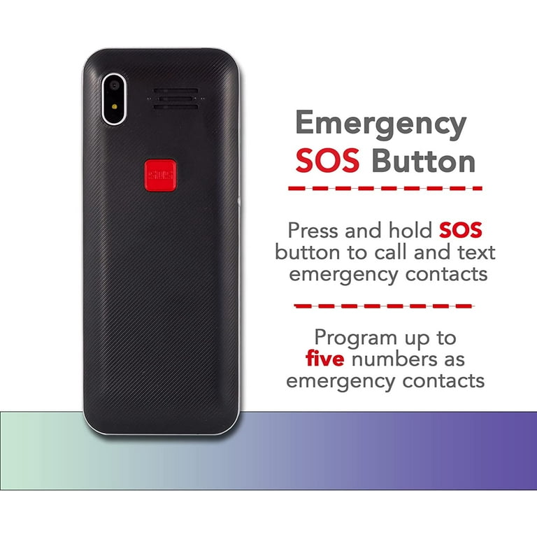 Cell Phone With Big Numbers