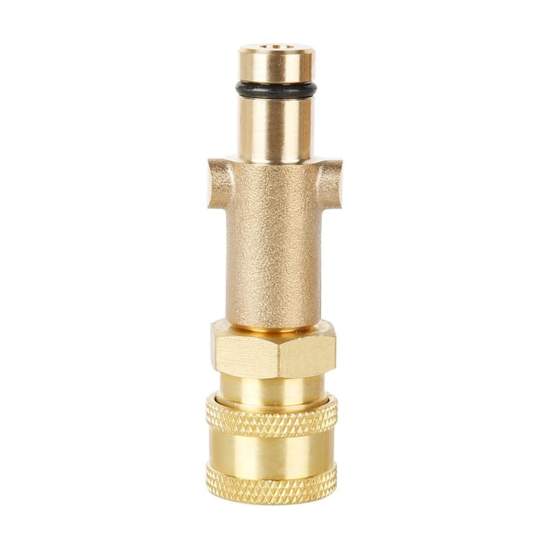 SENRISE Gerni Adaptor 1/4" Quick Release Connector Brass Gold - Walmart.com