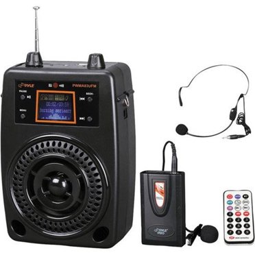 Pyle PSBT105A - PA Speaker with Microphone - Portable Karaoke Speaker ...