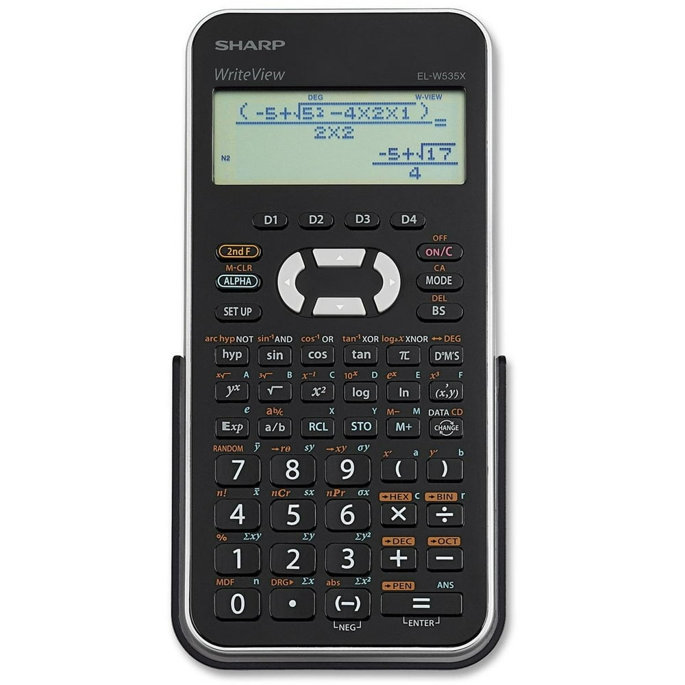 Sharp EL-W535XBSL WriteView Scientific Calculator, Black - Walmart.com ...