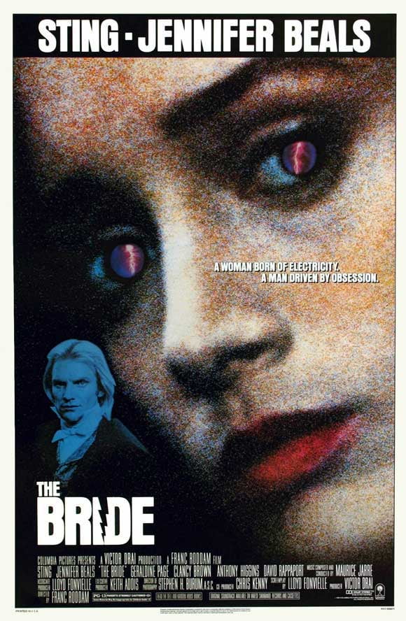 The Bride Poster Movie B 27 x 40 In - 69cm x 102cm Sting Jennifer Beals ...