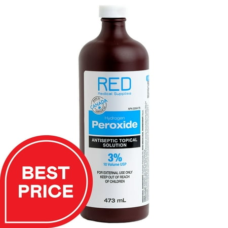Hydrogen Peroxide USP 3% Topical Solution Antisepctic 473ml, 1 Bottle ...