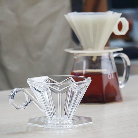 destyer Reusable Professional Drip Coffee Cone Strainer for Perfect ...