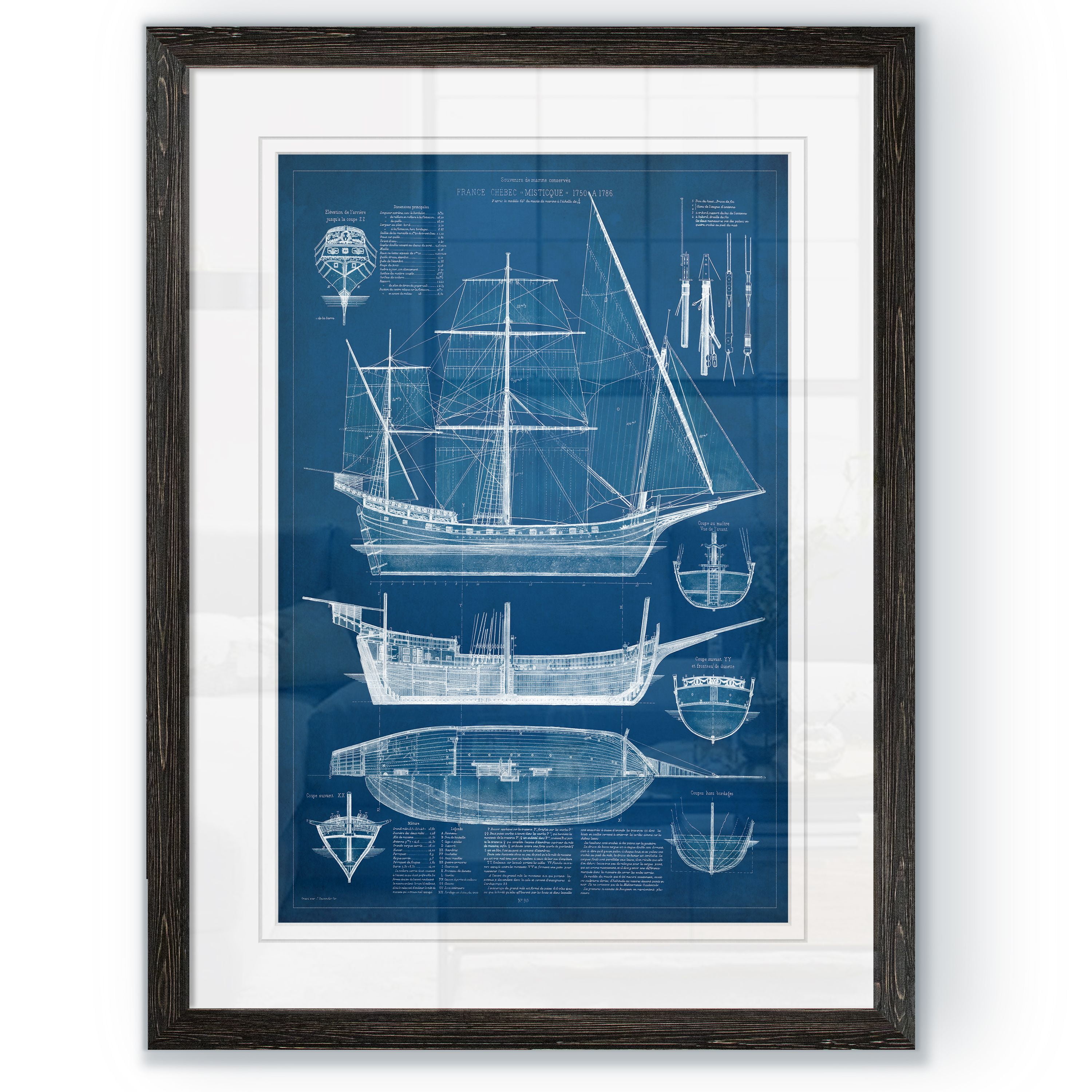 Antique Ship Blueprints