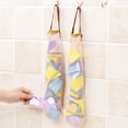 opvise Reusable Kitchen Fruit Vegetable Hanging Storage Mesh Bag Garlic ...
