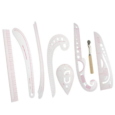 Practical Fashion Ruler Set -7 Pattern Design Ruler- Sewing Pattern ...