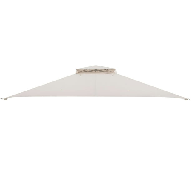 Couverture de Remplacement pour Gazebo de Patio 10 Pieds x 12 Pieds 2 Niveaux CPAI-84 Extérieur ...