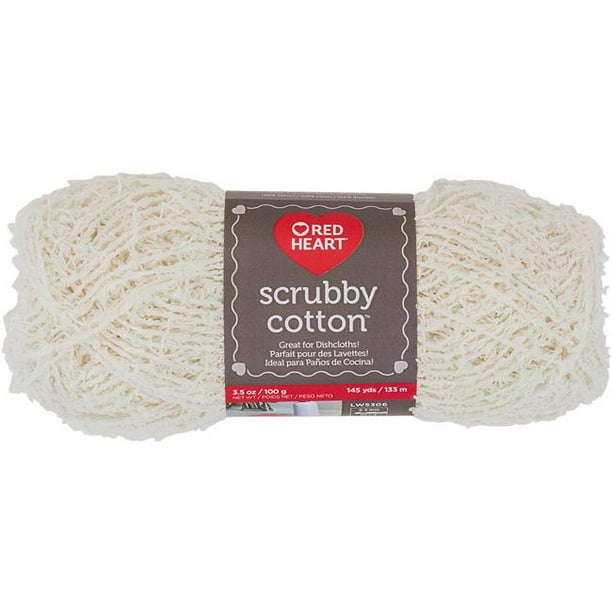 Red Heart Scrubby Cotton Yarn-Loofa - Walmart.com - Walmart.com