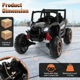 Costway 24V Kids Ride on UTV with 4 x 100W Powerful Engine Remote ...
