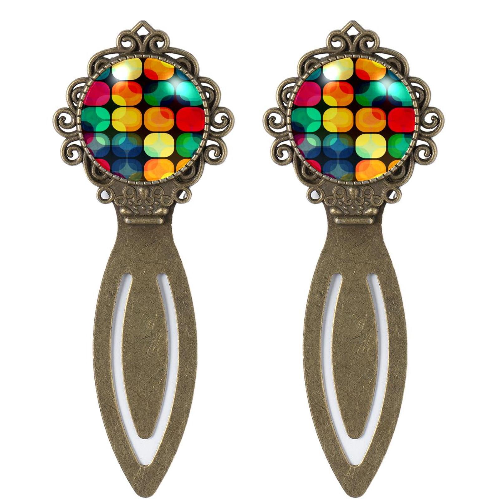 Bookmark Gift Box Set Vintage Bookmarks Page Holder with Crystal Glass ...