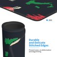 Italy Flag Map Italian Black Retro Mouse Pad Non-Slip Rubber Gaming ...