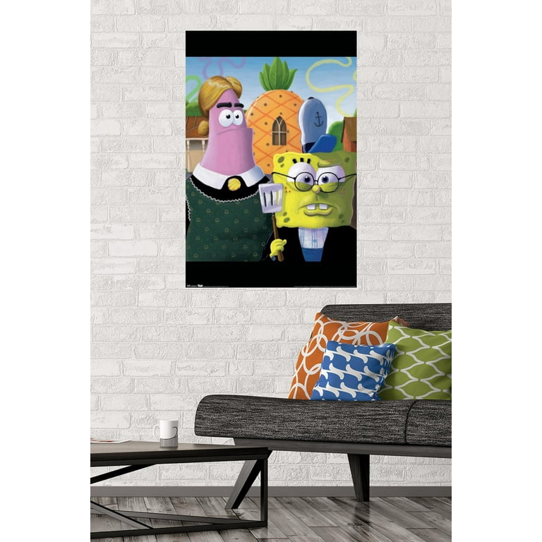 American Gothic Parody Spongebob