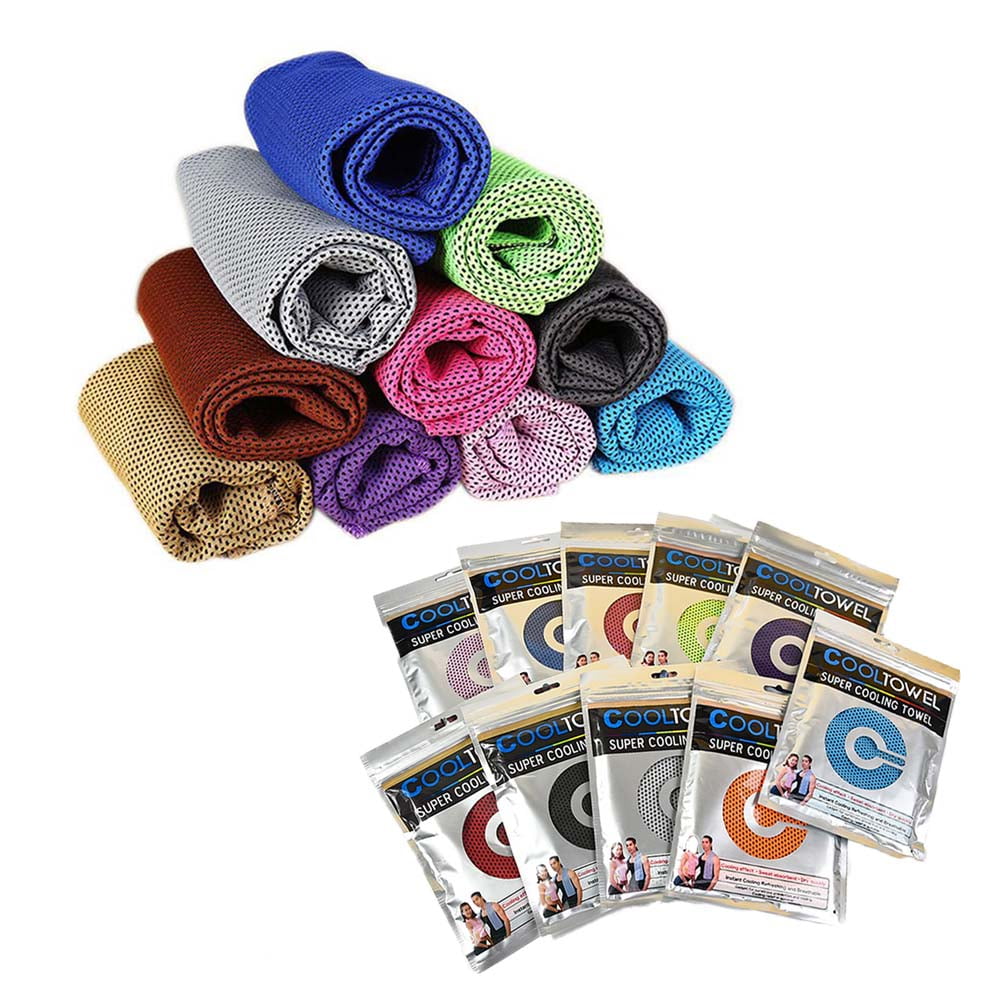 Overfox Cooling Towel, 32.67"*12.86" Ice Towel Chilly Cool Towel for ...