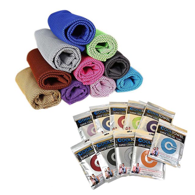 Overfox Cooling Towel, 32.67"*12.86" Ice Towel Chilly Cool Towel for ...