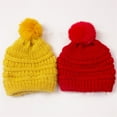 LUOGENLI 2 Pack Toddler Baby Boys Girls Knitted Cap ss Pompom Elastics ...
