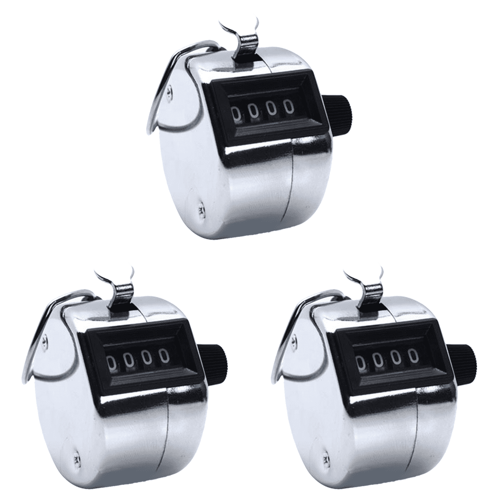 Peggybuy Metal Handheld Tally Counter 4-Digit Number Count Clicker ...