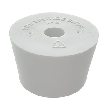 Drilled Rubber Stopper #6 (Set of 3) - Walmart.com