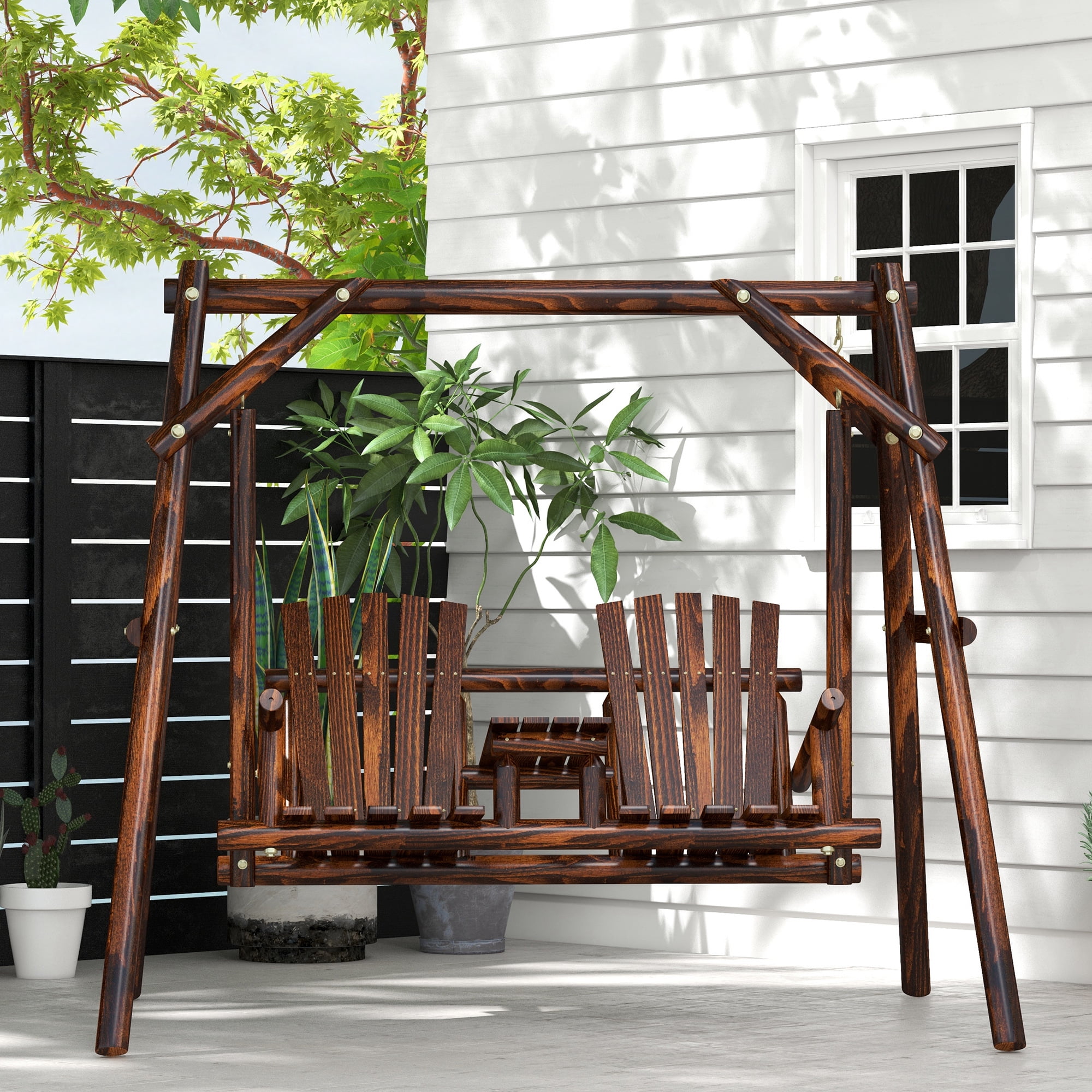 Porch swing table store