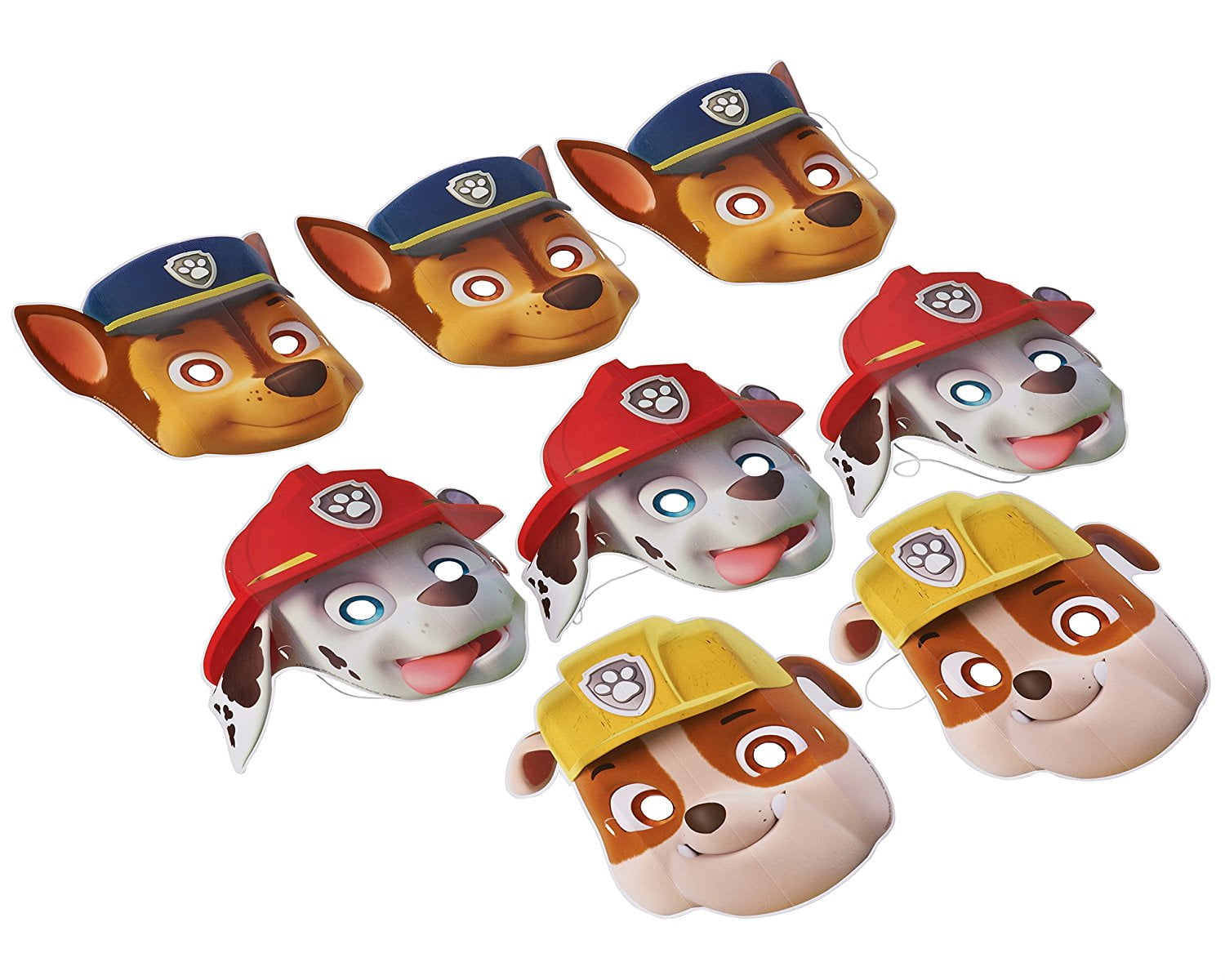 PAW Patrol Birthday Party Masks, 8ct - Walmart.com