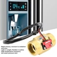 G1in Water Flow Sensor, DC24V Turbine Meter Counter, 2-50L/MIN Hall ...
