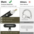 MoKo Retractable Phone Lanyard Strap, Anti-Theft Phone Tether Leash ...