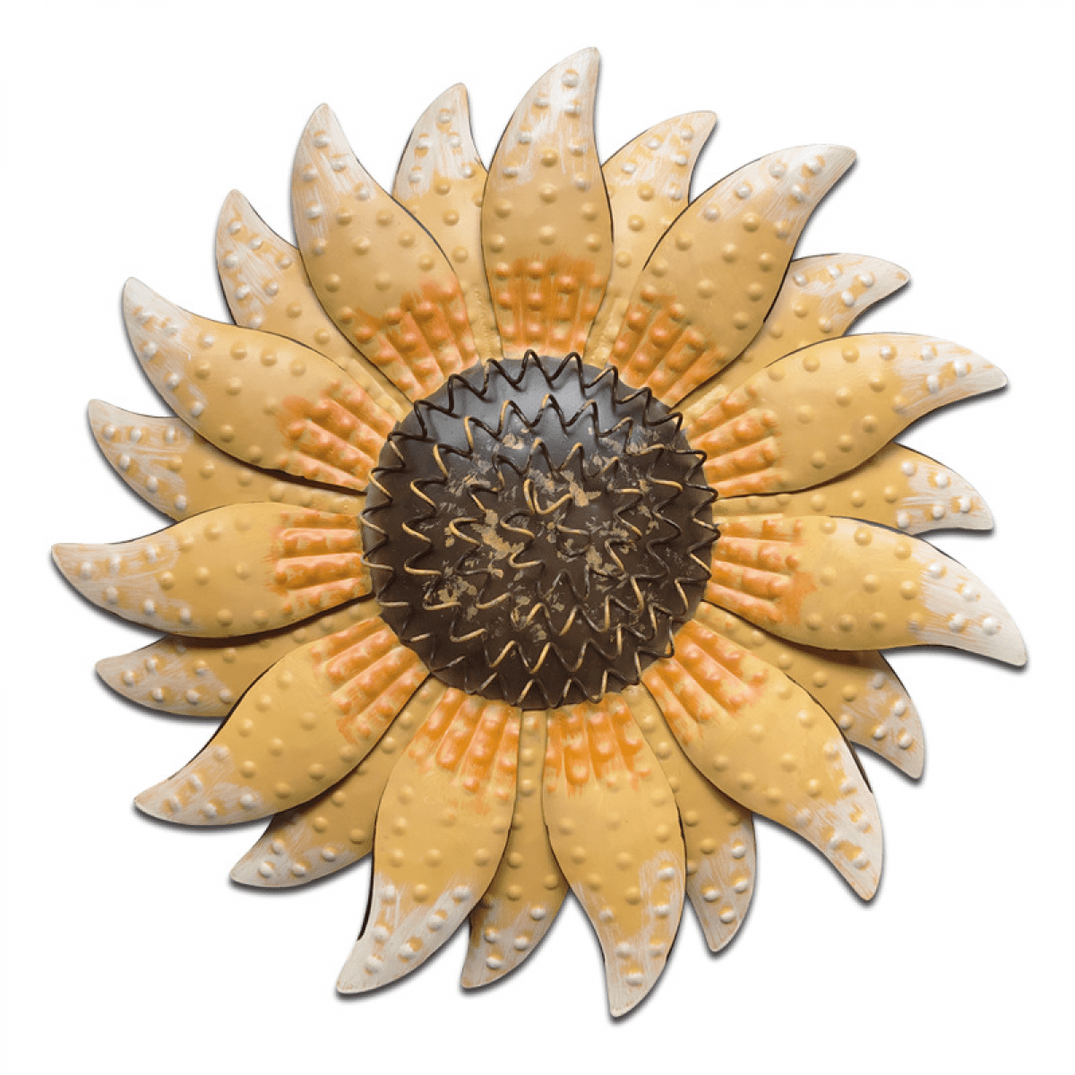 13 Inch Metal Sunflower Wall Art Wall Decor Fence Decor Yard Wall ...