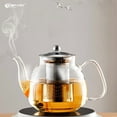 BT 1000ML Transparent Glass Teapot Household Puer Tea Pot Tools Set ...