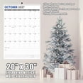 OuMuaMua Extra Large Vertical Calendar, 20 X 30 Inch 18 Month Planner ...