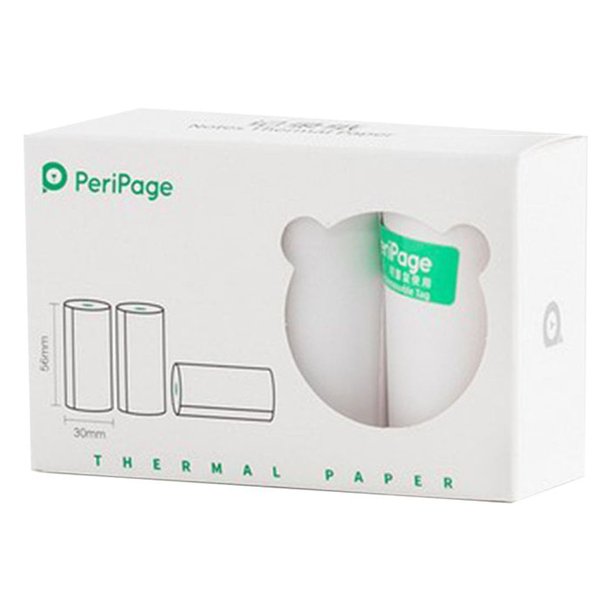 3 Rolls Thermal Paper Sticker Paper Label Self-adhesive Thermal Label ...