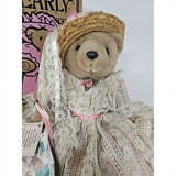 1991 Bearly People Victorian Elegance "Romance" Teddy Bear 14" in Mauve ...