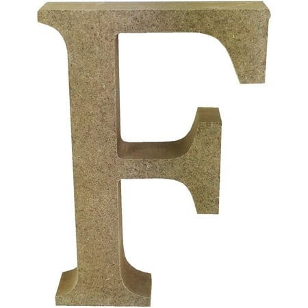 Smooth MDF Blank Shape-Serif Letter F - Walmart.com