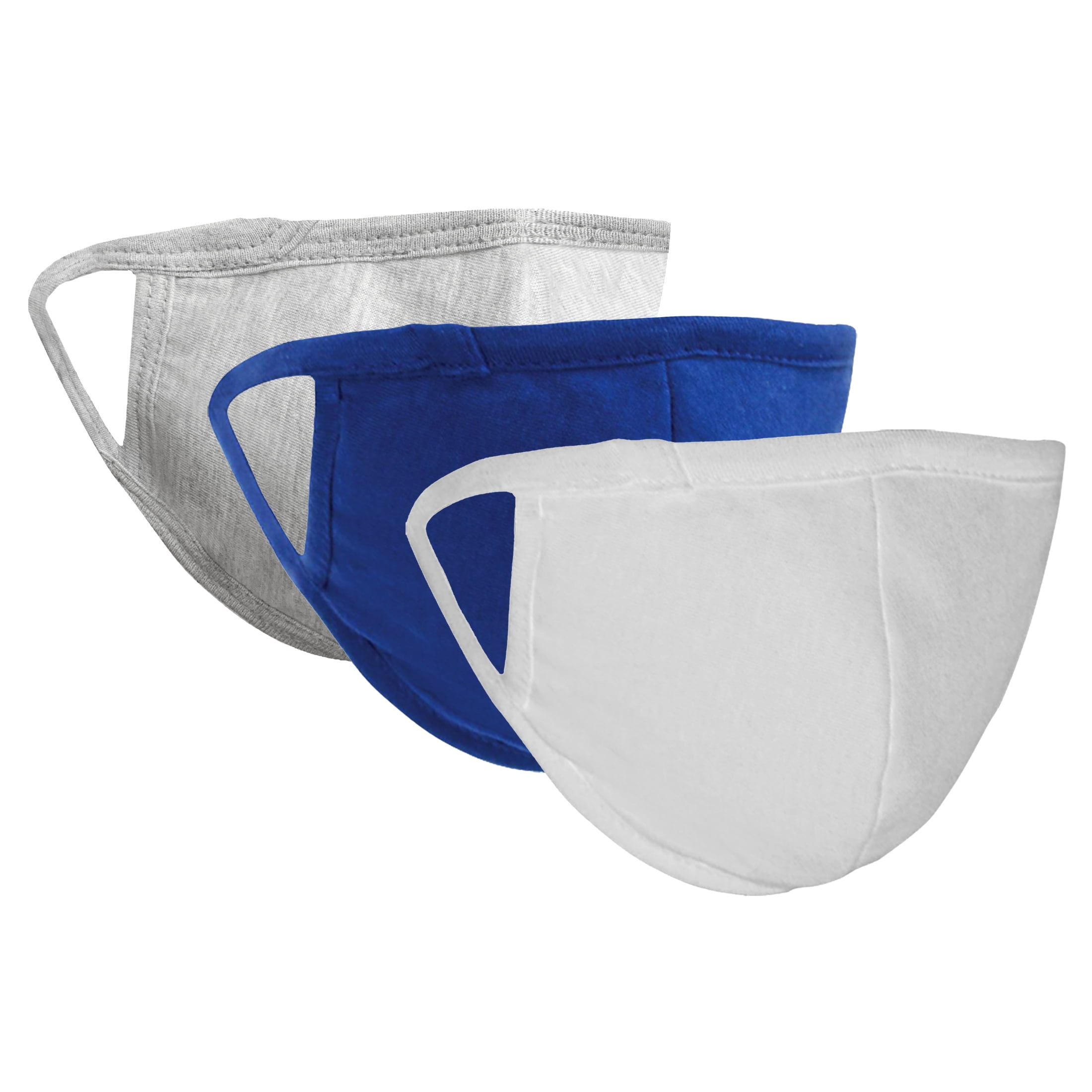 Eurow 100% Cotton Washable Reusable Face Mask 3 Pack - Walmart.com