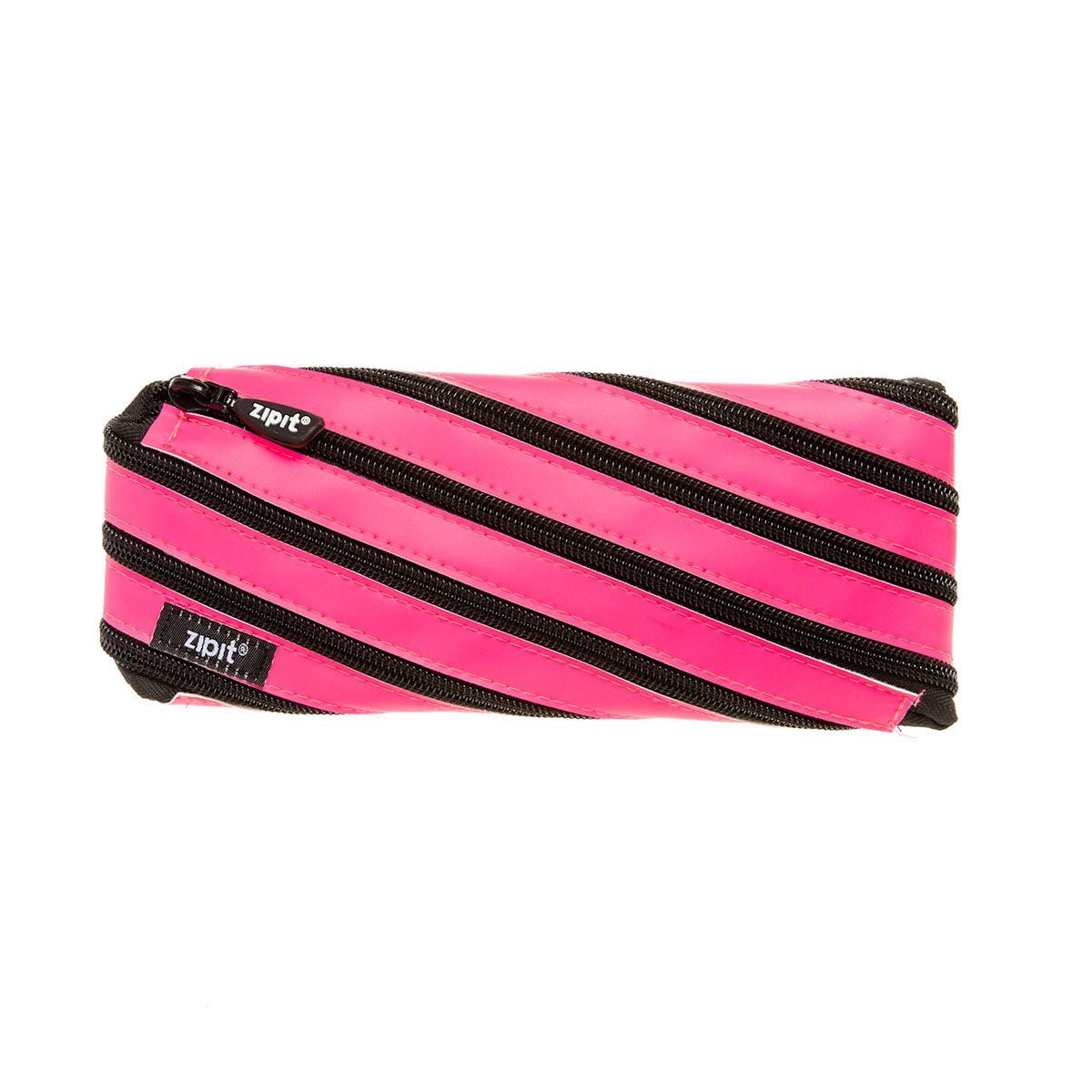 ZIPIT Neon Pencil Case for Girls and Teens, Made of One Long Zipper ...