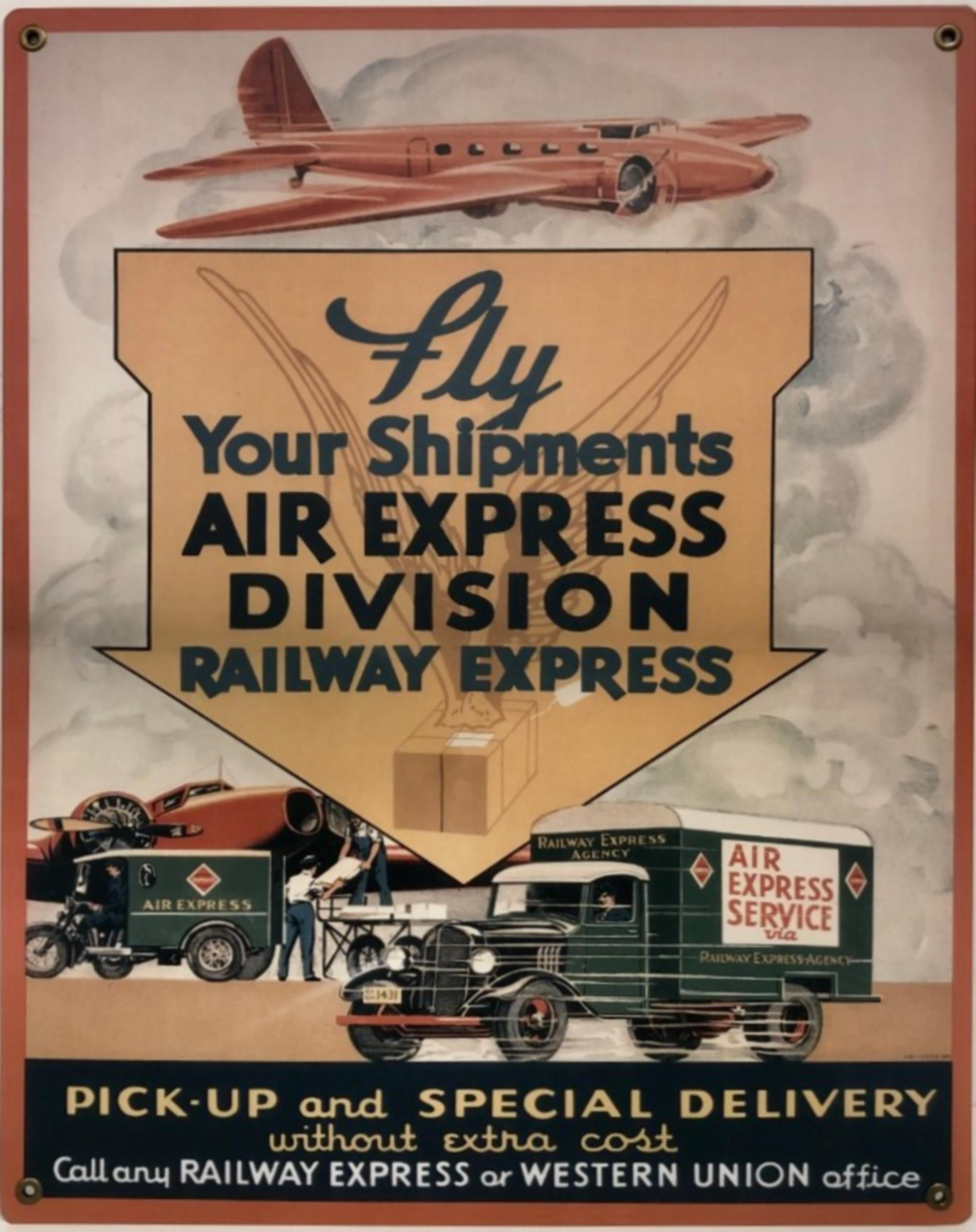 Railway Express Agency Sign