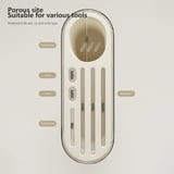 Aihimol Slot Clear Knife Block Without Knives,Kitchen Knife Holder ...