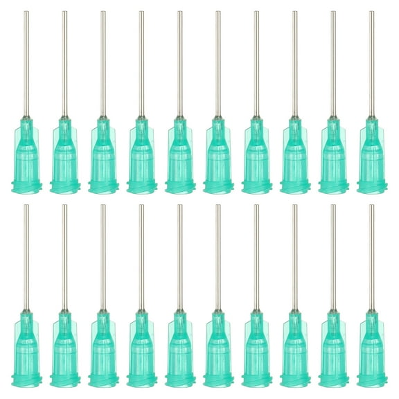 Uxcell 23Ga Angled Dispensing Needles, 66Pcs 0.5Inch 45° Curved ...