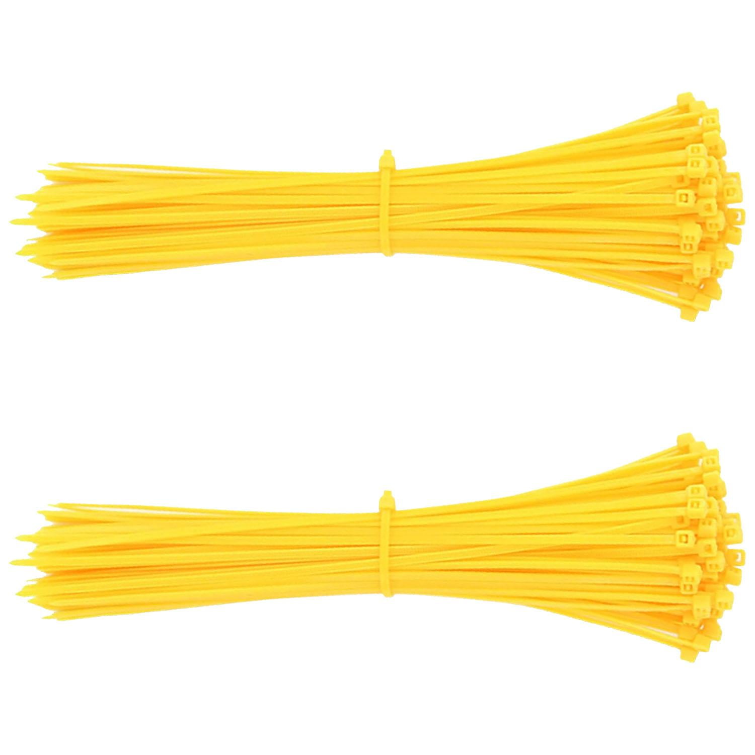 Cinchos Autoblocantes ZinchoColorsYellow 200Pzas 20cm 2.5mm Amarillo ...