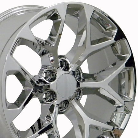 20 Inch Snowflake- Fits Chevy Silverado, Tahoe, GMC Sierra, Yukon ...