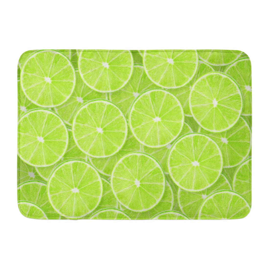 KDAGR Green Abstract of Lime Sliced Pieces Citrus Color Food Fresh ...