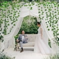 12 Pack Artificial Ivy, Green Leaves Garland, Fake Vines for Hanging ...