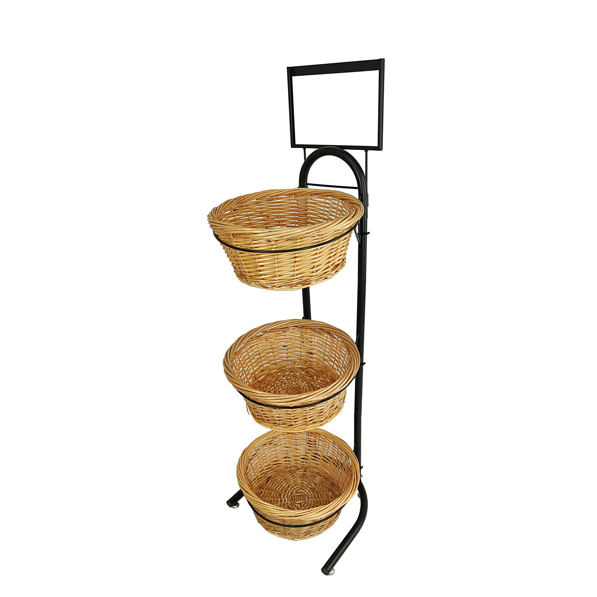 Click here for Fixturedisplays 3-Tiered Wicker Basket Flooring St... prices