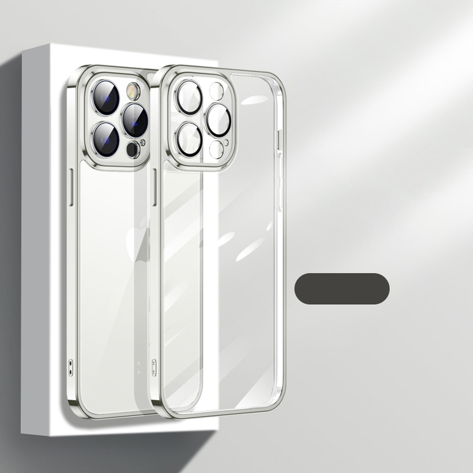 Nalacover for iPhone 12 Pro Max, Tempered Glass Back Cover Camera Lens ...