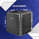 1HVAC Condenser AC Unit 14.3 SEER2 3-Ton 36,000 BTU | Scroll Single ...