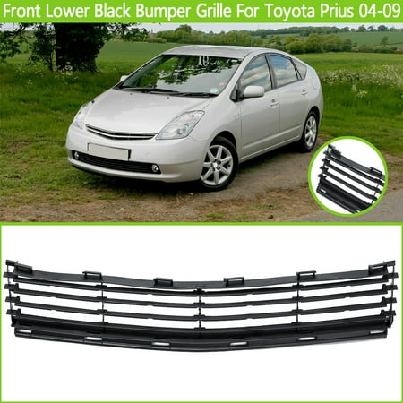 Front Center Lower Black Bumper Grill Grille For Toyota Prius 2004 2005 ...