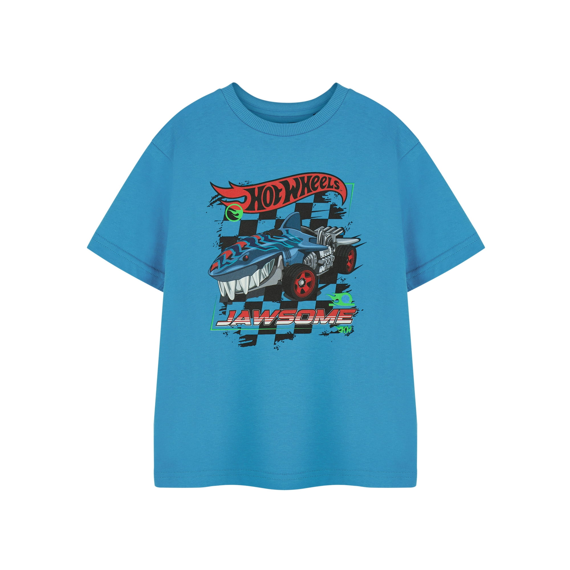 Click here for Hot Wheels Boys Blue Jawsome Short Sleeved T-Shirt... prices